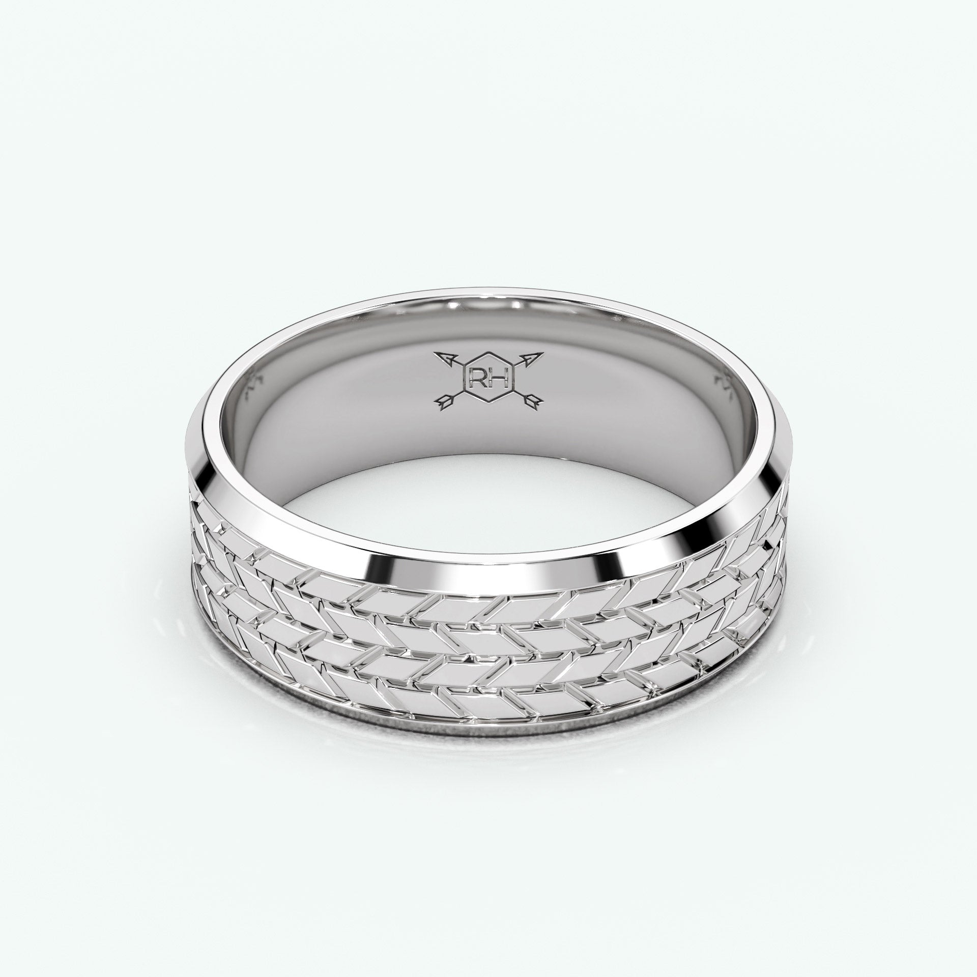 Beveled Path Band – Robin Hood Diamonds
