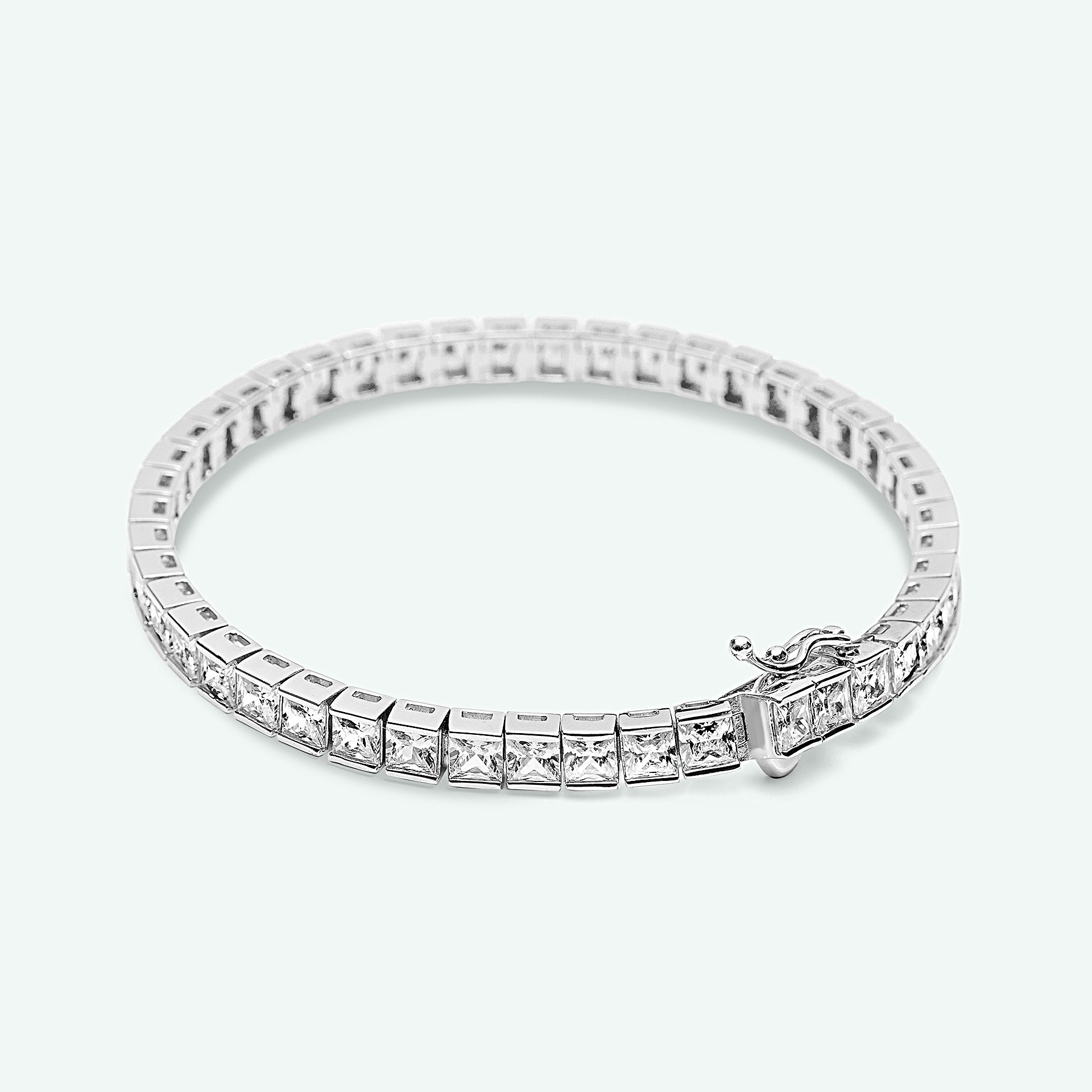 The Anna Channel Set Lab-Grown Diamond Tennis Bracelet – Robin Hood ...