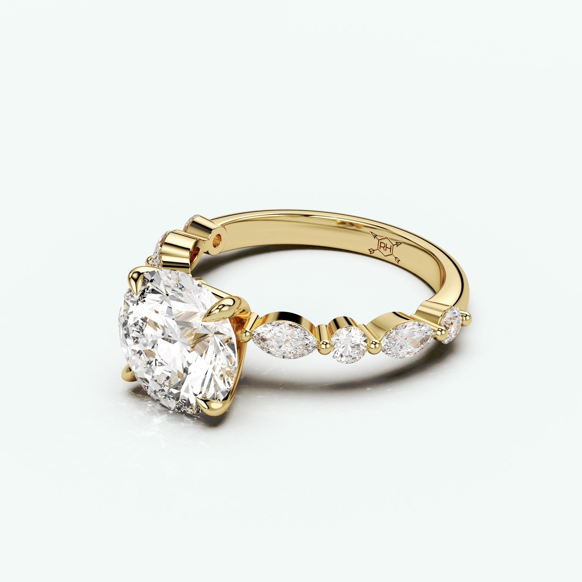 The Smiley Engagement Ring